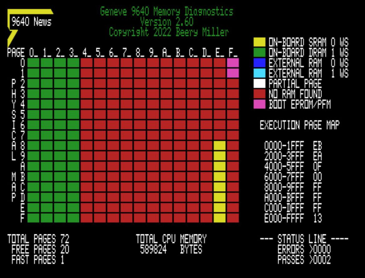 MEMTEST V2.60 – 9640 News